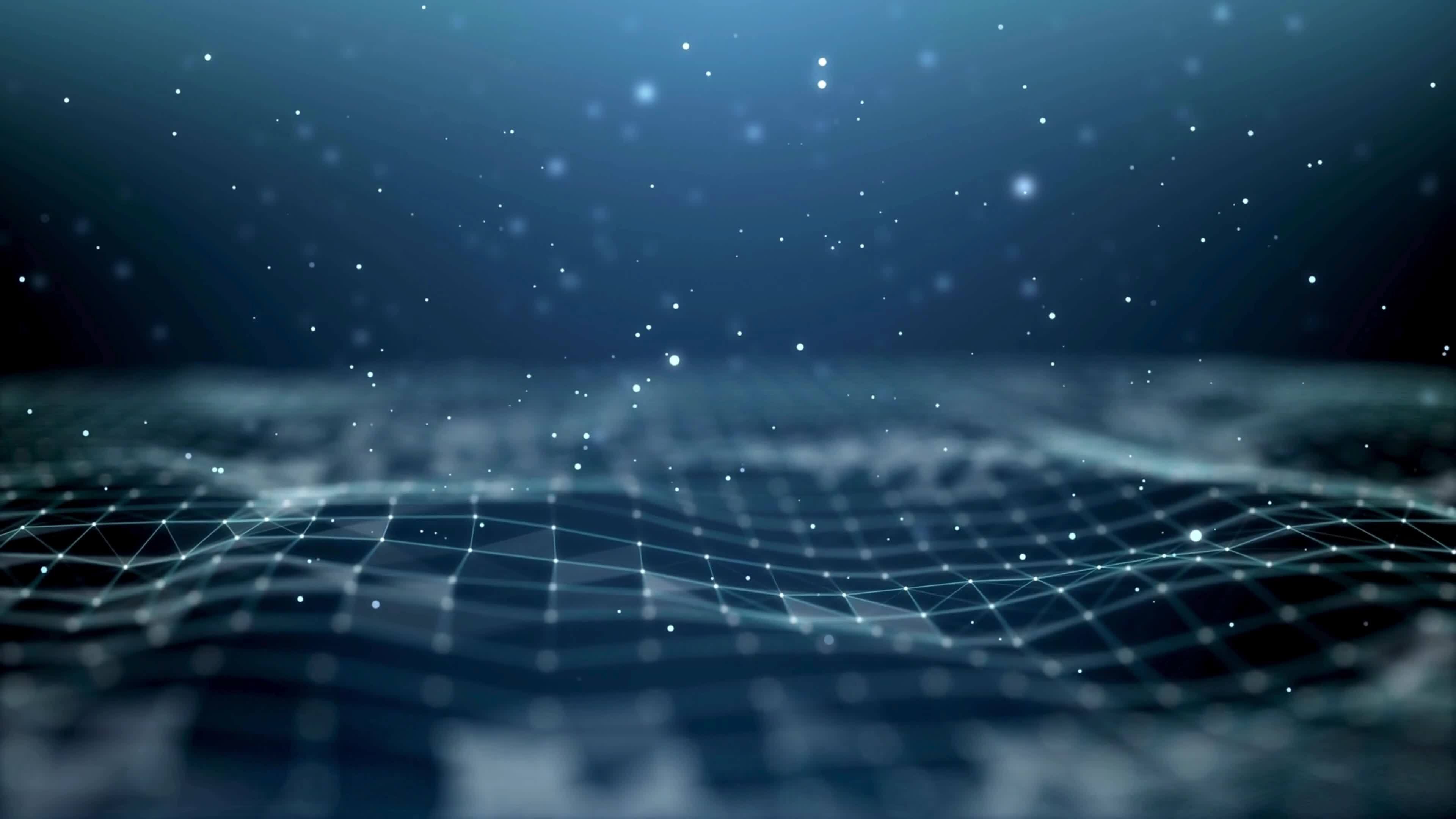 Animated abstract technology dark background. data, hi-tech concept ...