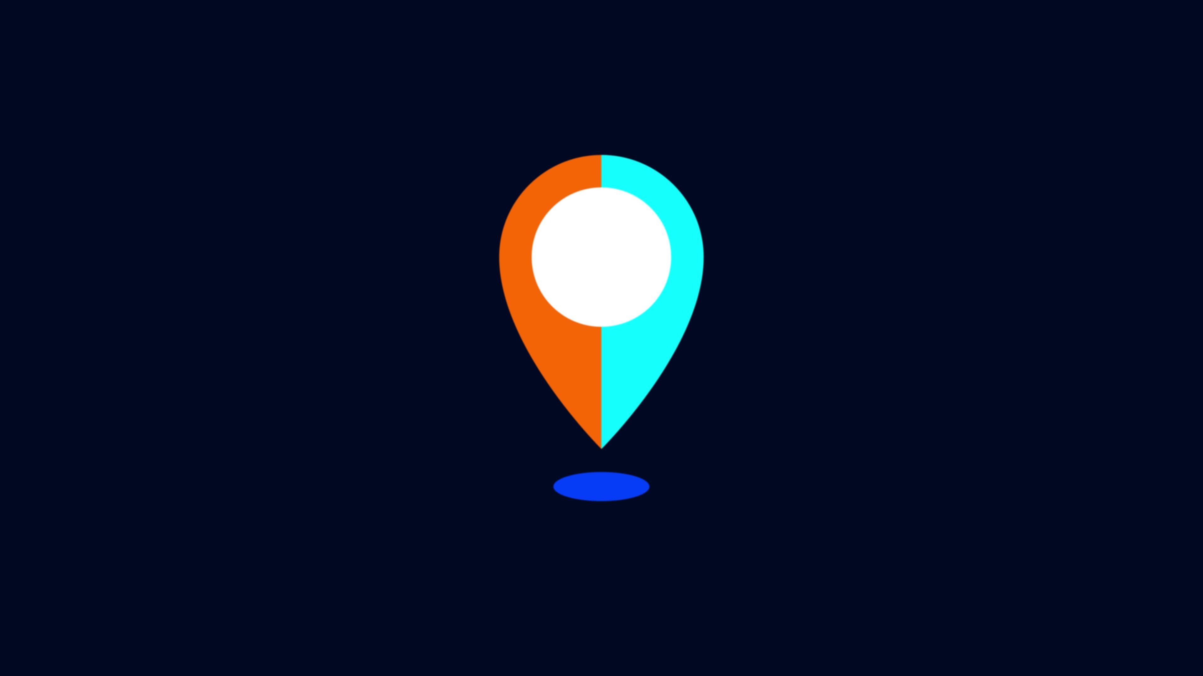 Location Pointer Animated Icon Location Pin Pointer On Map Animated 45382873 Stock Video At