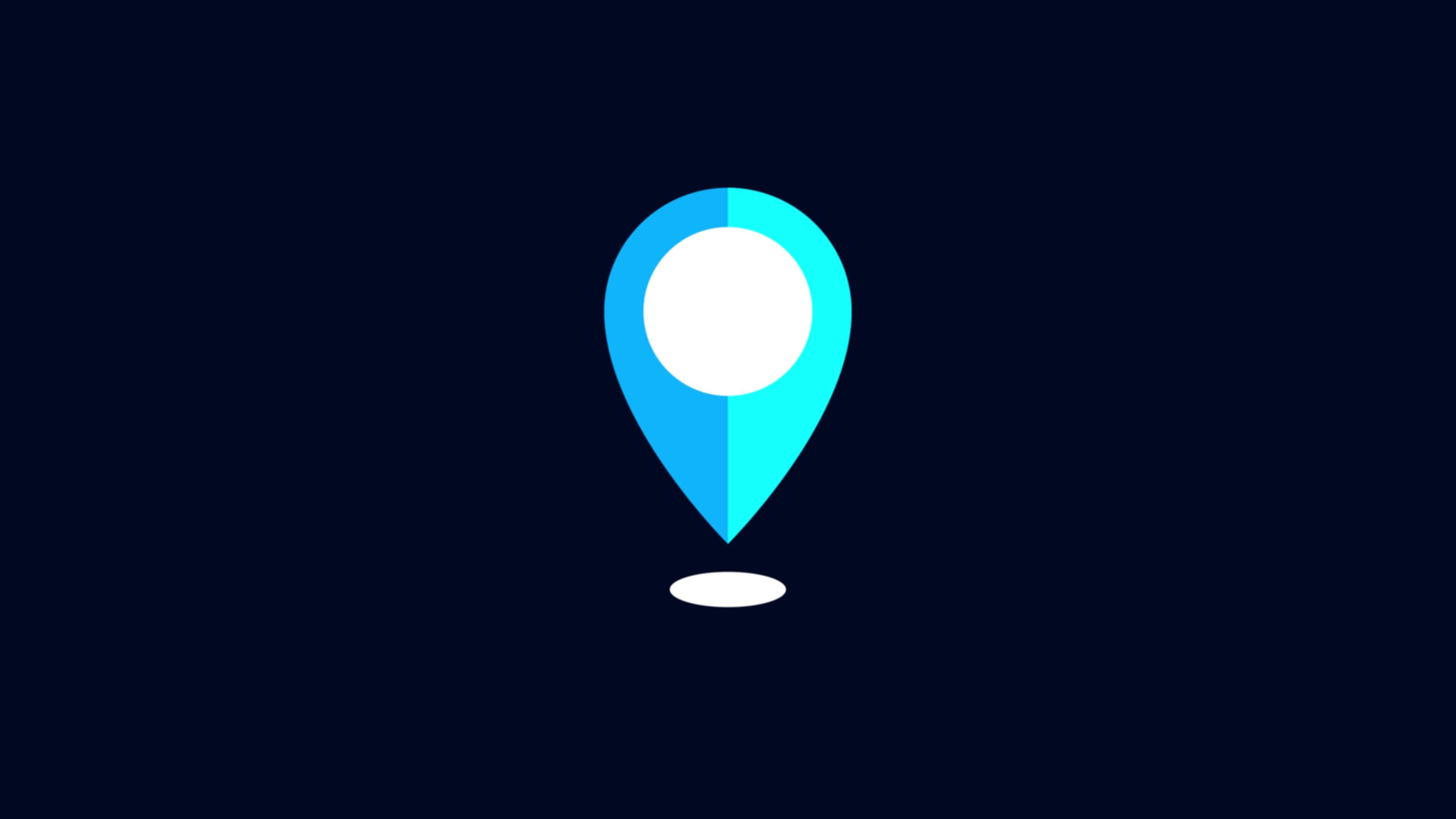 Location Pointer Animated Icon Location Pin Pointer On Map Animated 45382890 Stock Video At