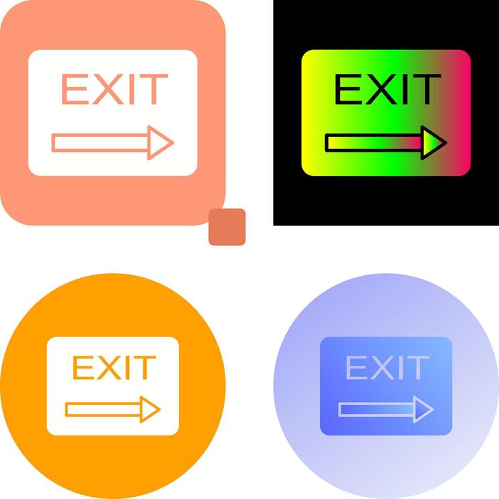 Exit Button Vector Art, Icons, and Graphics for Free Download