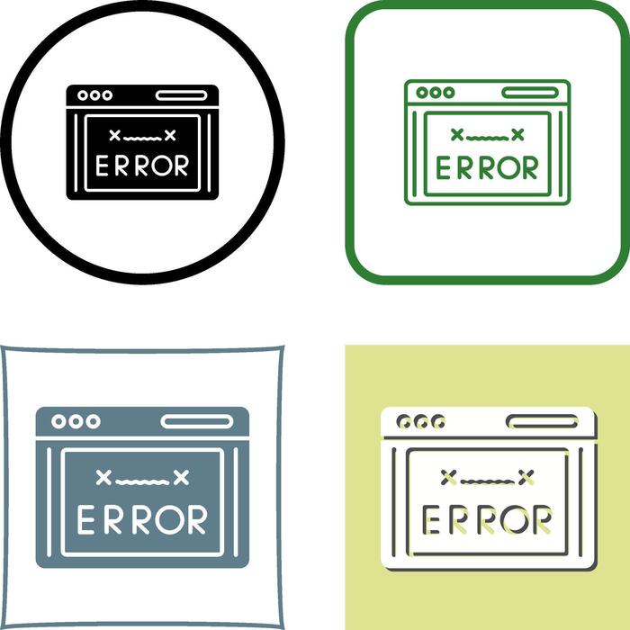 Error Sign Icon Vector Art, Icons, and Graphics for Free Download