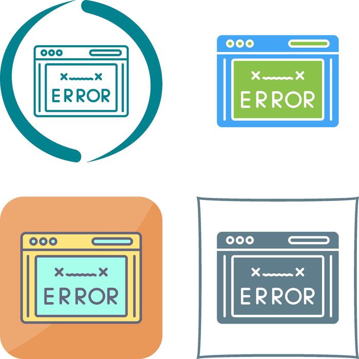 Error Sign Icon Vector Art, Icons, and Graphics for Free Download