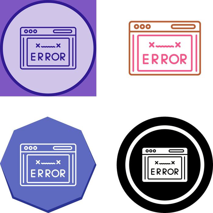 Error Sign Icon Vector Art, Icons, and Graphics for Free Download