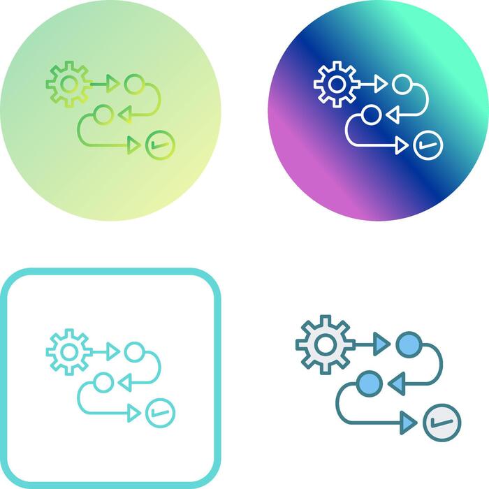 Process Flow Icon Vector Art, Icons, and Graphics for Free Download