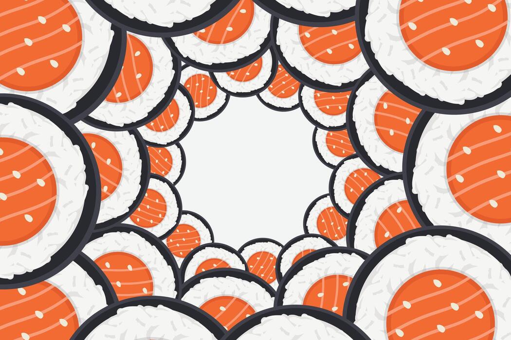 Sushi Texture Vector Art Icons And Graphics For Free Download