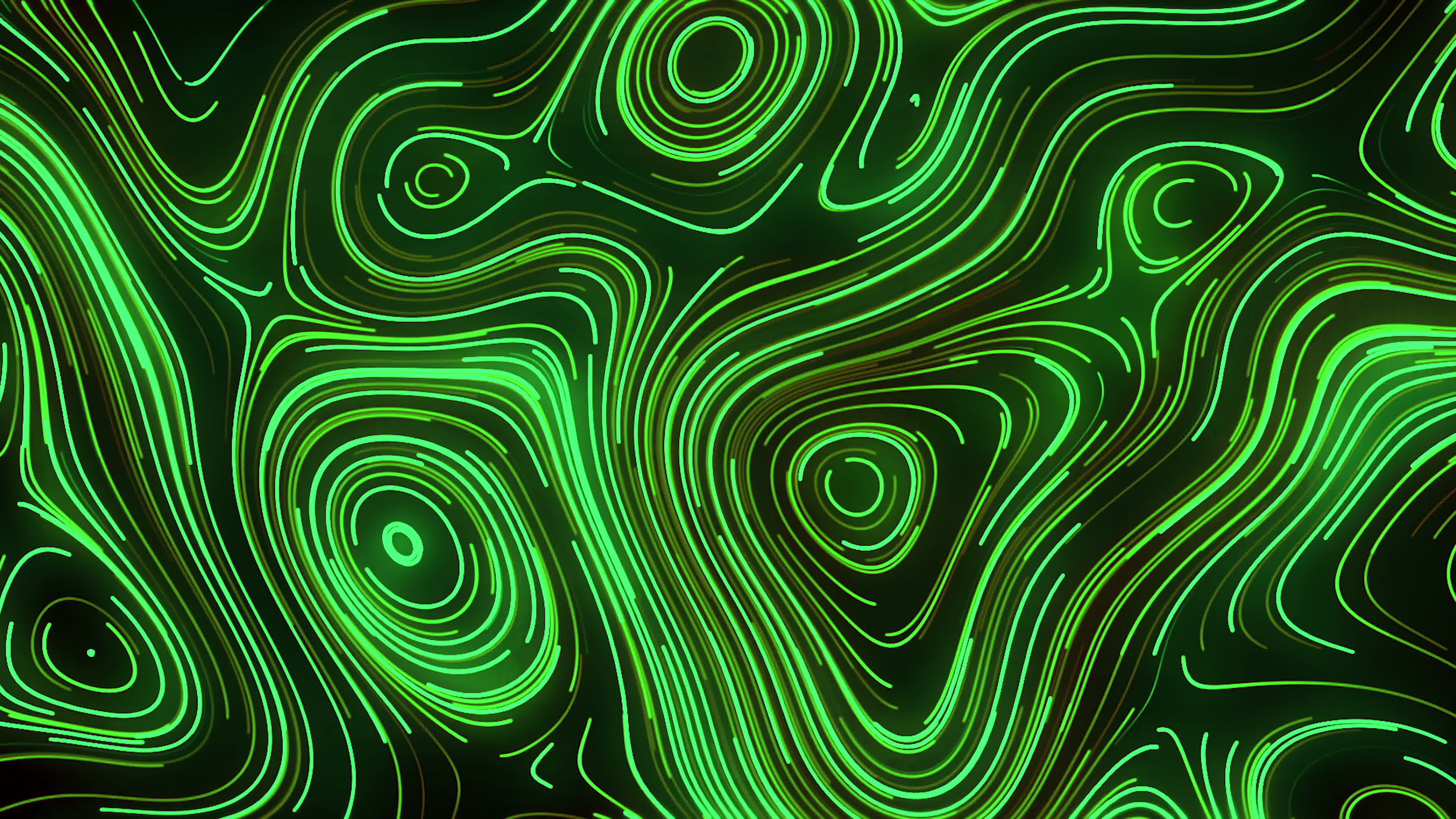 Abstract Background With Animation Of Morphing Shapes Seamless Loop