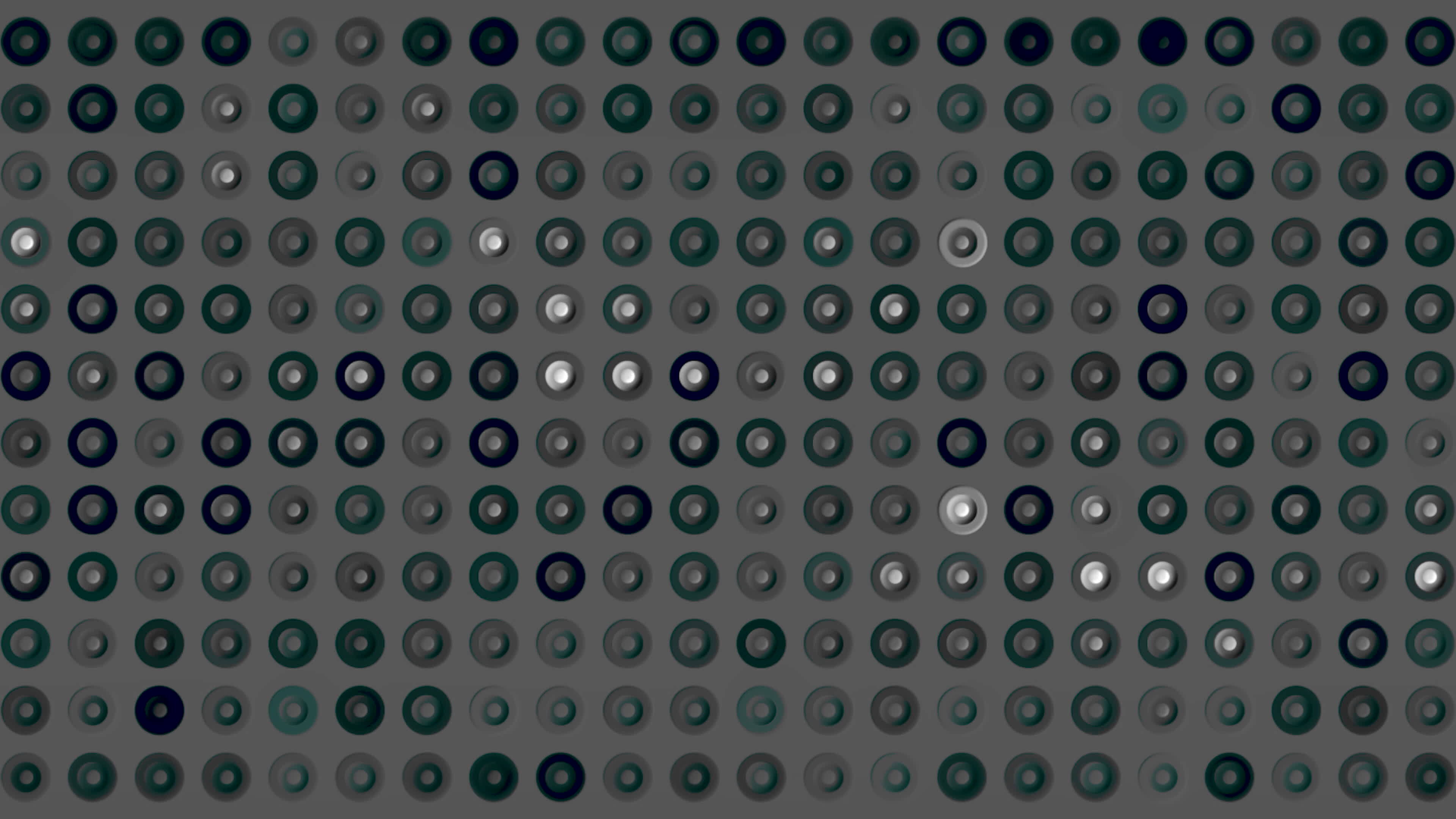 Monochrome Abstract Background With Equalizer Disco Animated Circles
