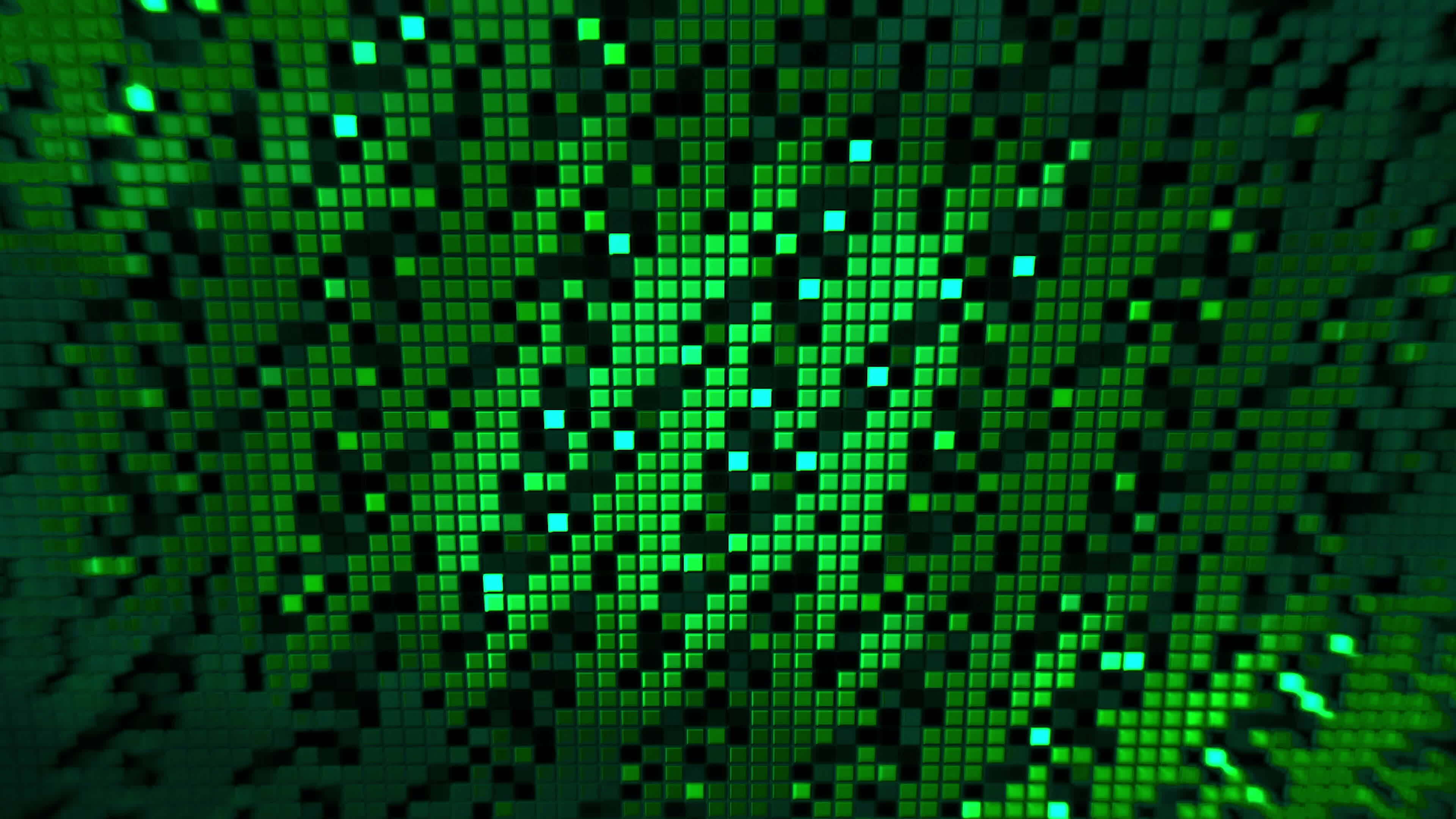 Old fashioned retro game background with blinking pixels. Motion ...