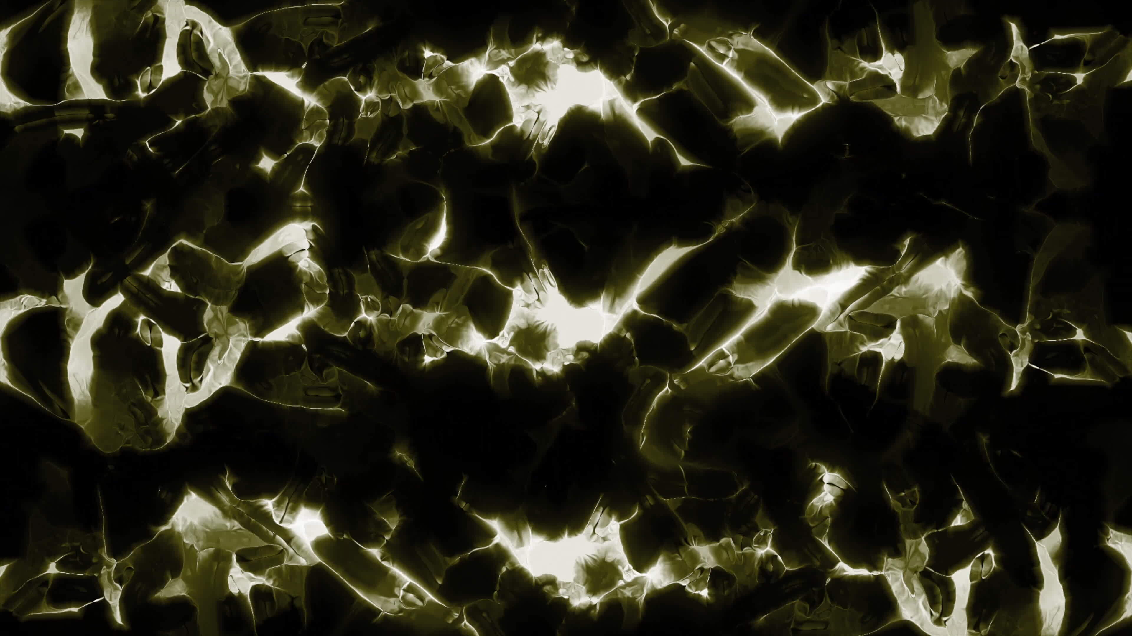 Abstract Random Movement Of Light Flares In The Dark Seamless Loop Design Chaotic Motion Of