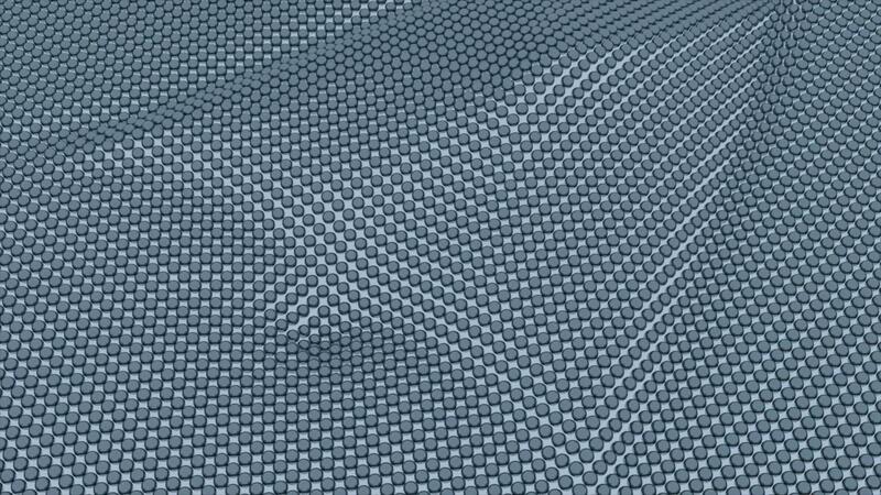 Abstract Metal Texture With Moving Ripples Seamless Loop Design Rows