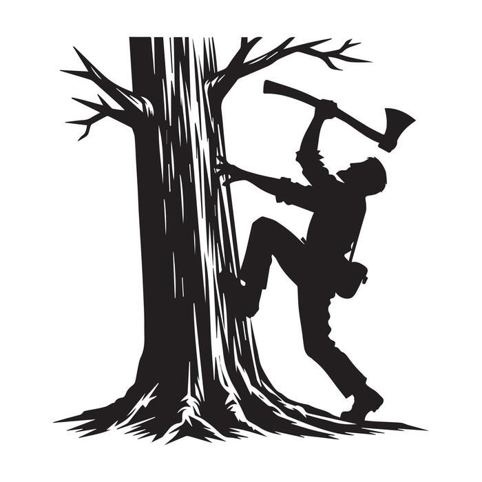 Man Climbing Tree Vector Art, Icons, and Graphics for Free Download