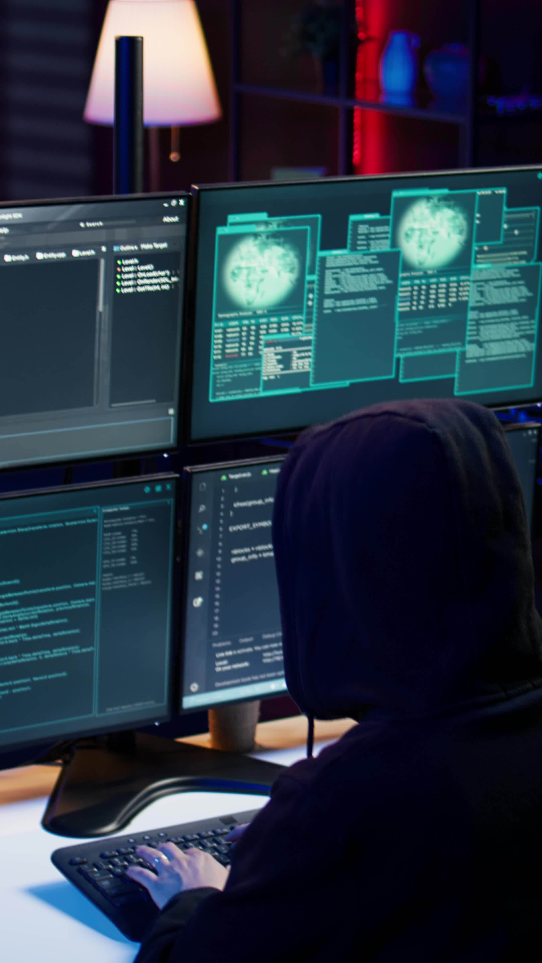 Vertical Cybercriminal Coding Developing Zero Day Exploit Undetectable By Antivirus Software