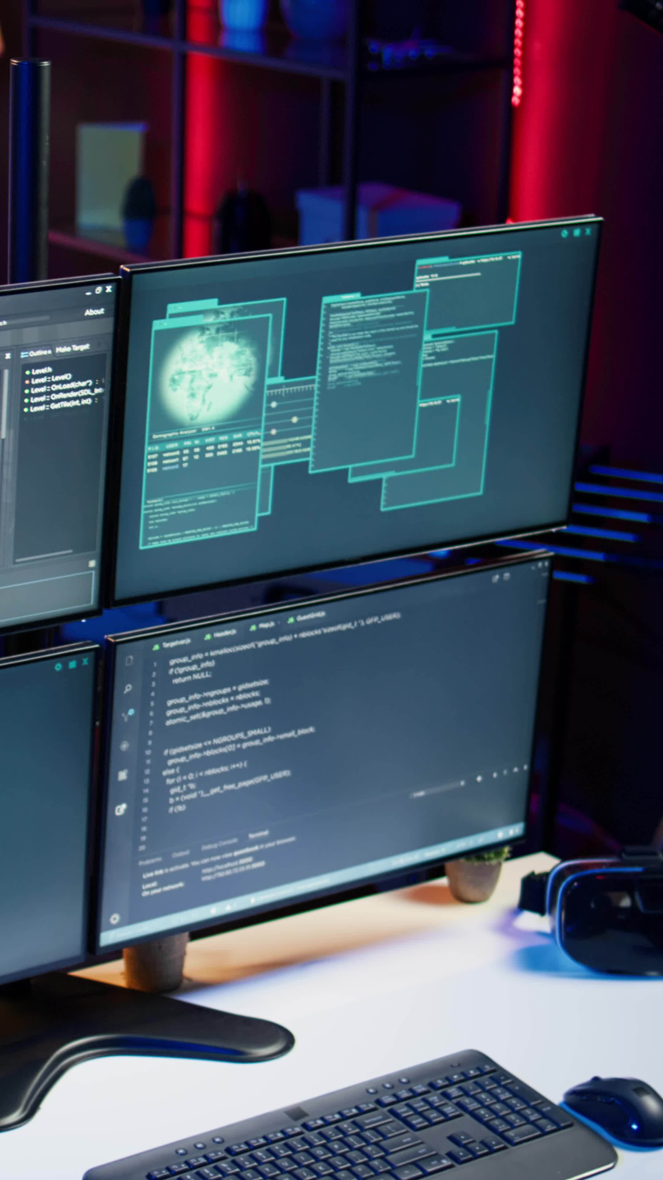 Network Monitoring Stock Video Footage for Free Download