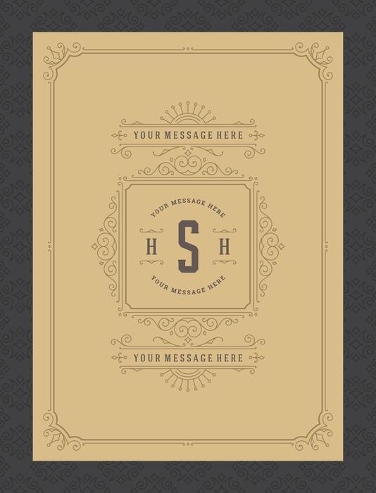 Vintage Cover Page Vector Art, Icons, and Graphics for Free Download