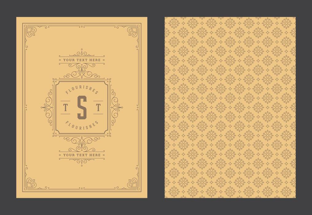Vintage Cover Page Vector Art, Icons, and Graphics for Free Download