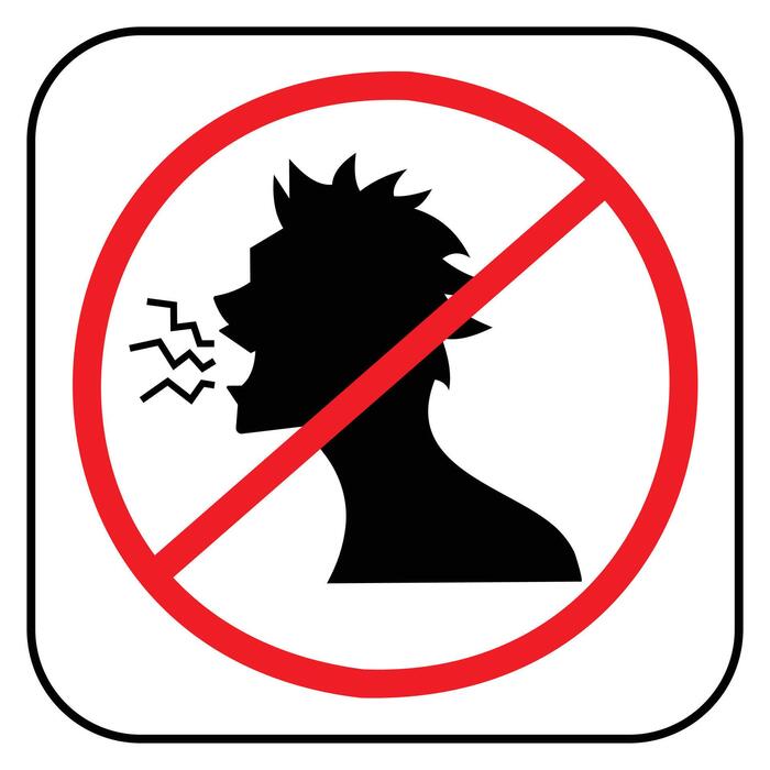 No Shouting Vector Art, Icons, and Graphics for Free Download