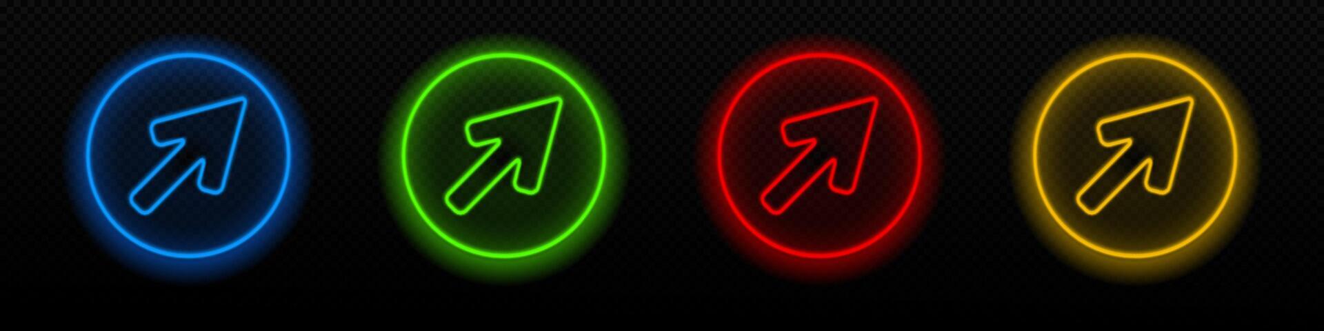 Neon Cursor Vector Art, Icons, and Graphics for Free Download