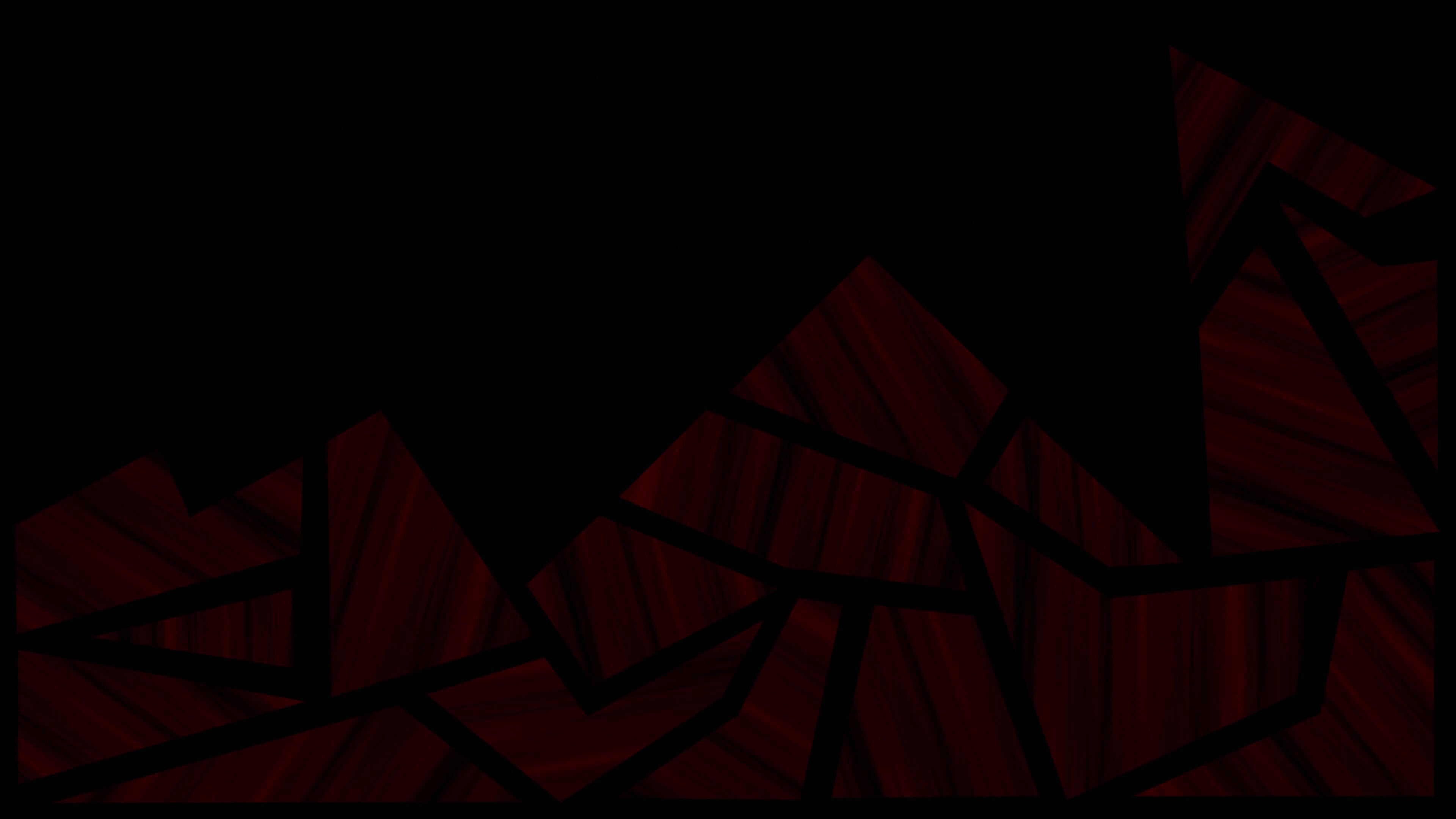 Red color abstract design parallel lines pattern dark geometrical shapes loop able background ...