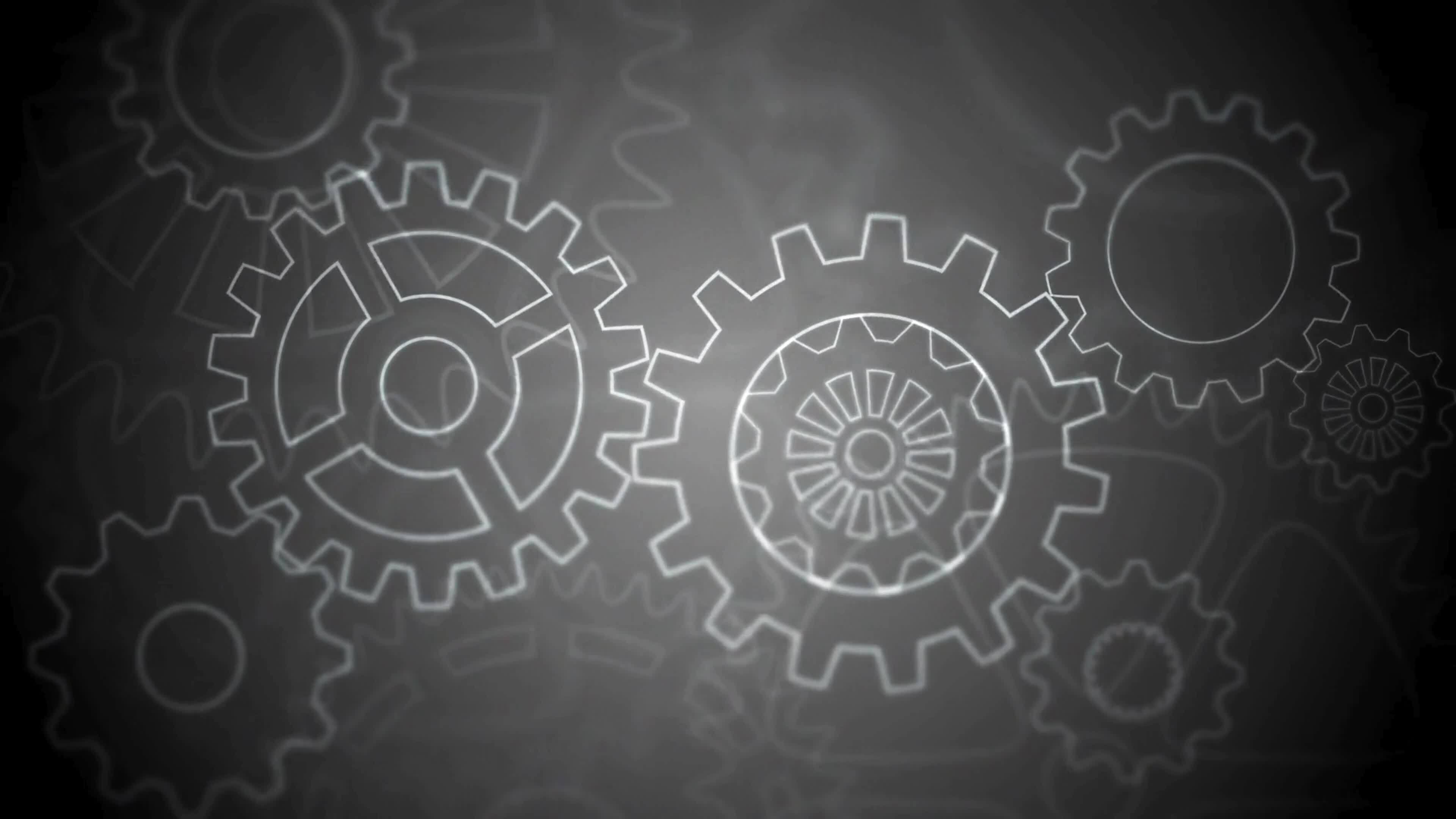 Animated abstract technology dark background. data, hi-tech concept ...