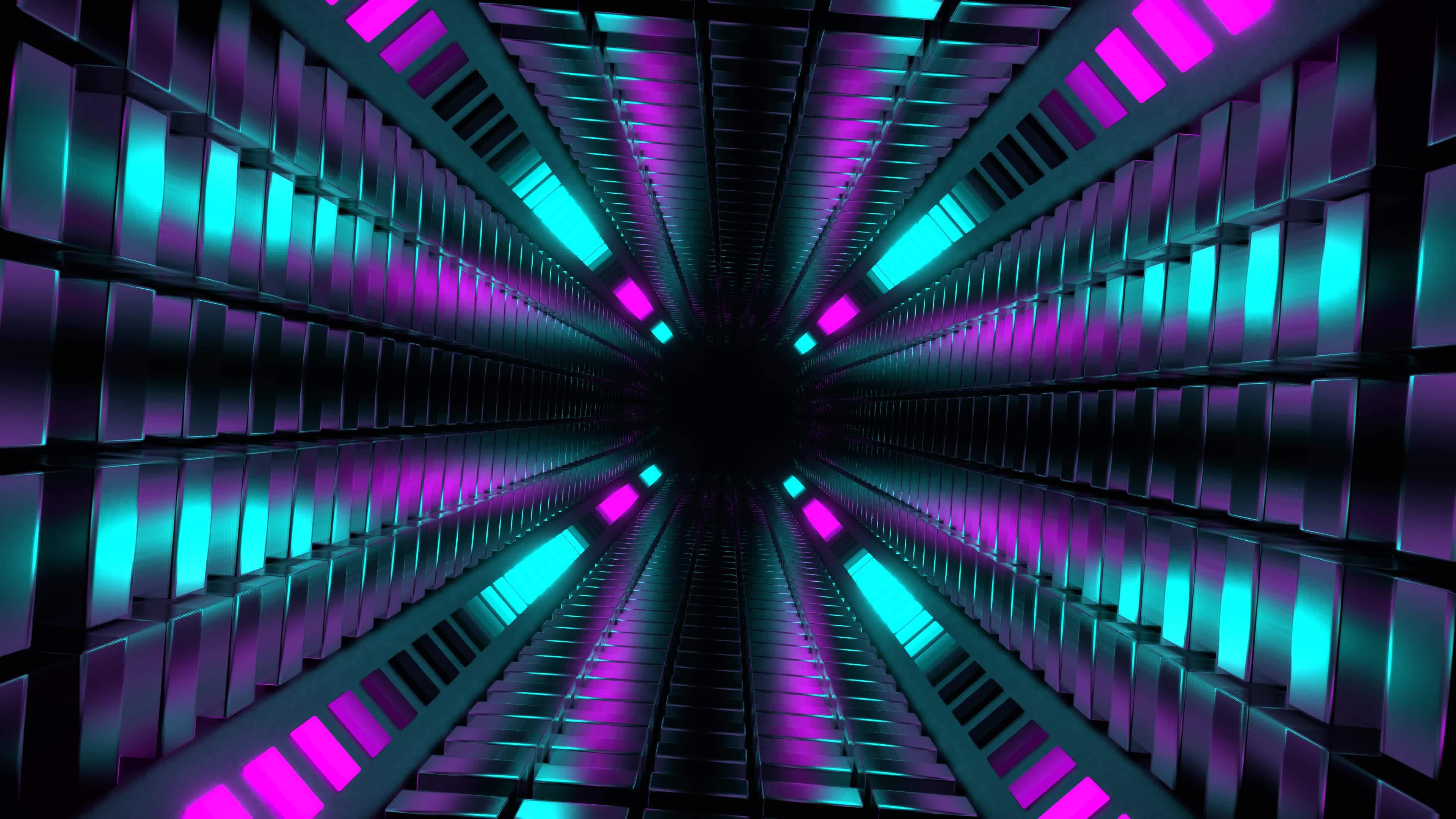 Cyan and Pink Abstract Energy Tunnel Background VJ Loop in 4K 45715235 Stock Video at Vecteezy