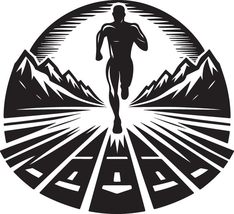 Cross Country Running Vector Art, Icons, and Graphics for Free Download