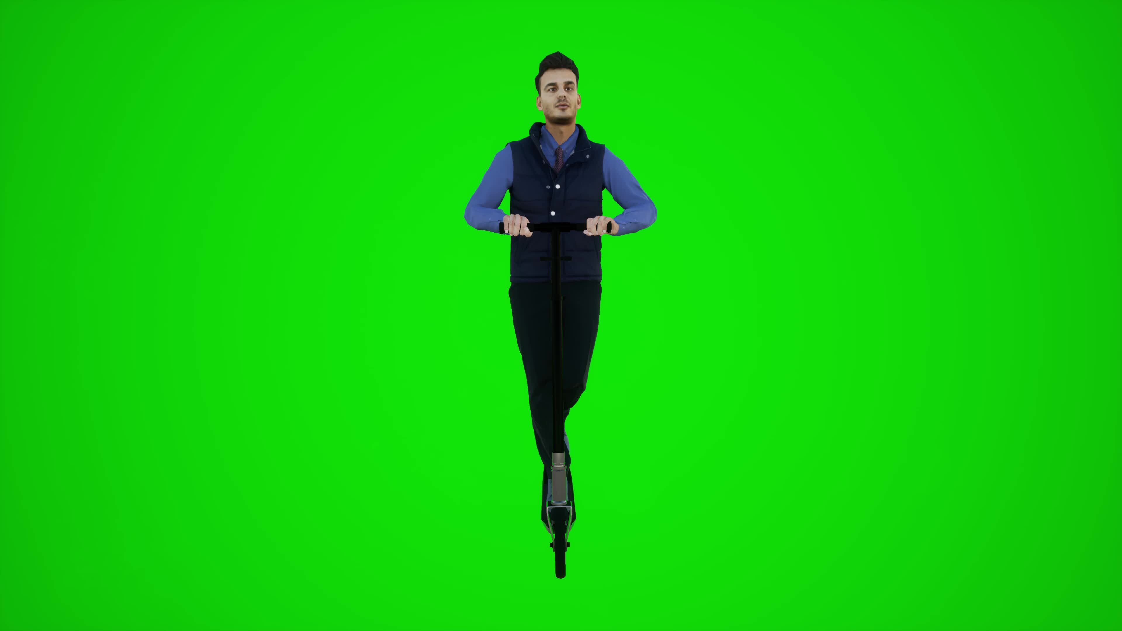 3D character on a green screen, chromakey background, cute and funny ...