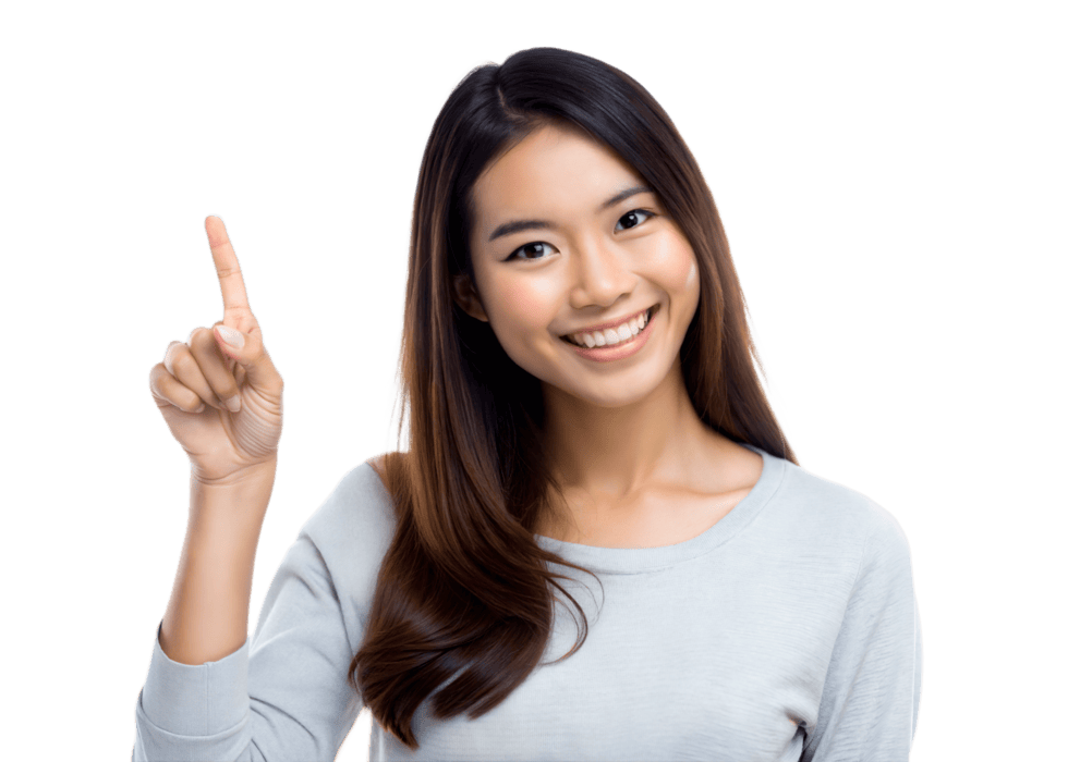 Girl Pointing PNGs for Free Download