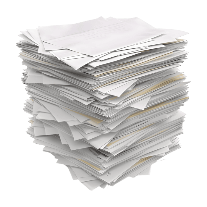 Pile Of Papers PNGs for Free Download