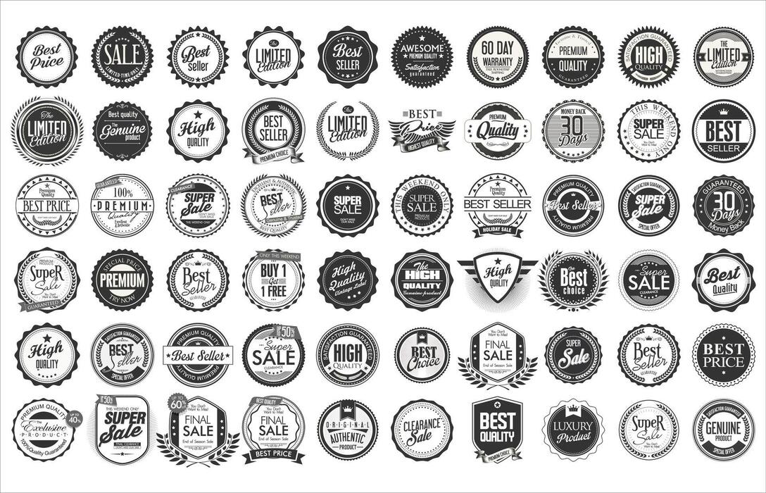 Vintage Badge Vector Art, Icons, and Graphics for Free Download