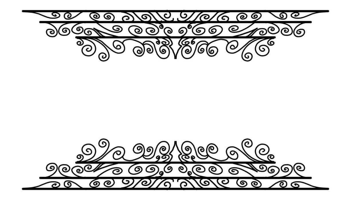 Decorative Scroll Border Vector Art, Icons, and Graphics for Free Download