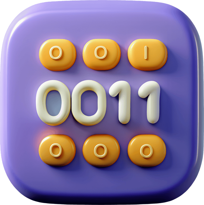 Binary Code PNGs for Free Download