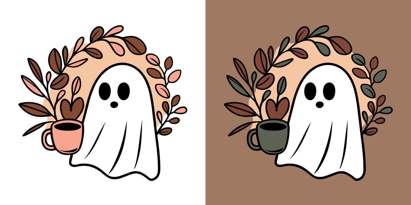 Ghost Coffee Vector Art, Icons, and Graphics for Free Download