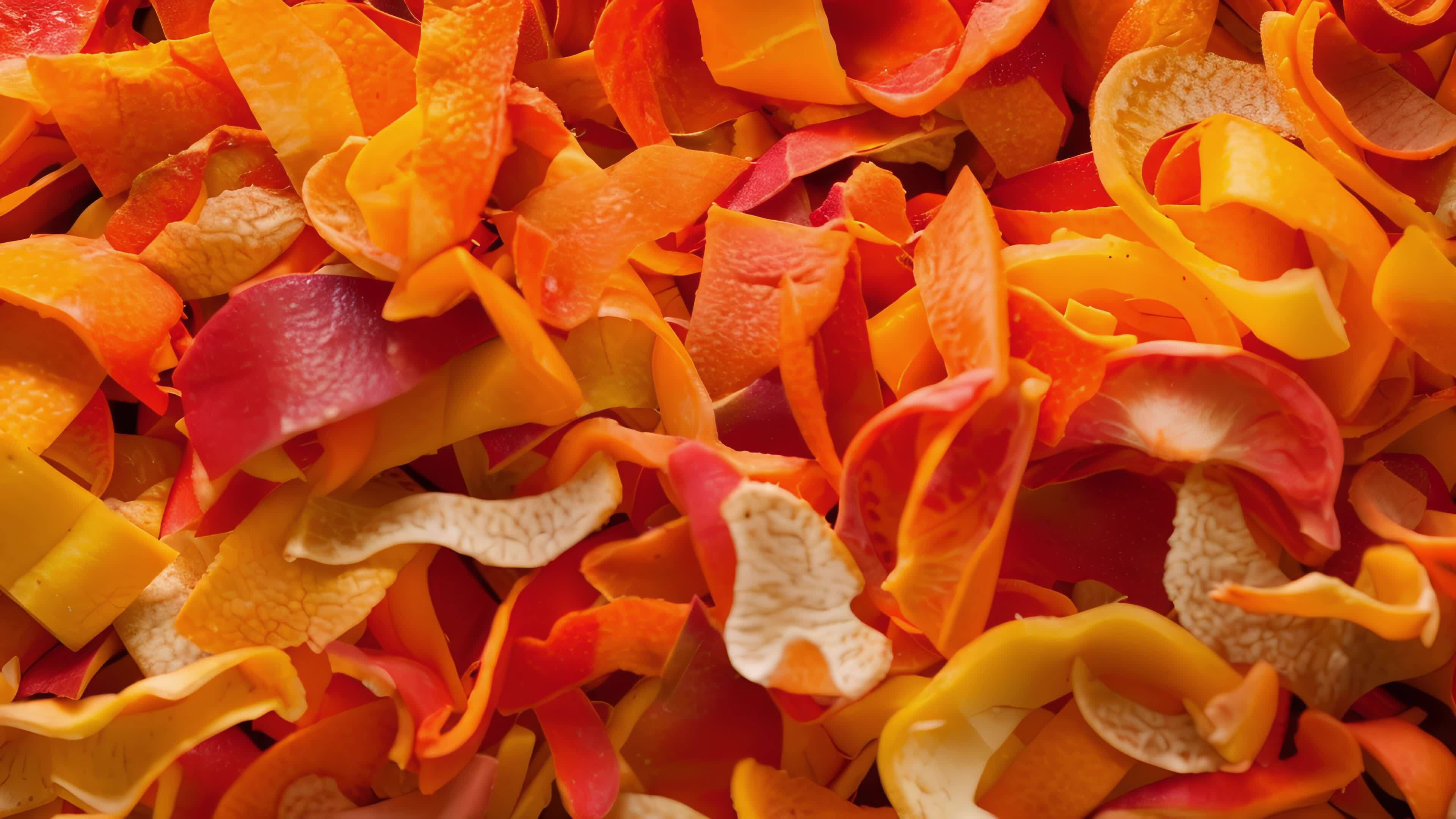 A pile of discarded fruit peels evidence of a successful and adventurous fruit tasting ...