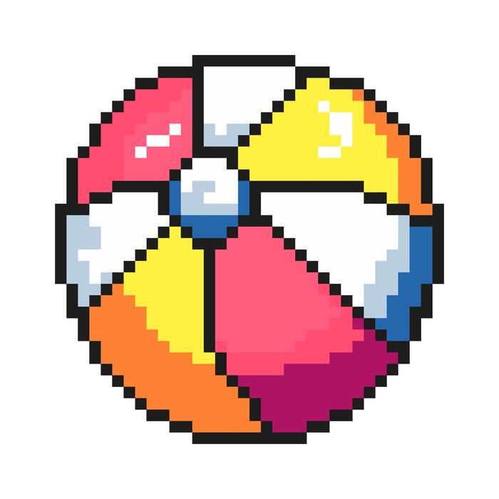 Pixel Summer Vector Art, Icons, and Graphics for Free Download