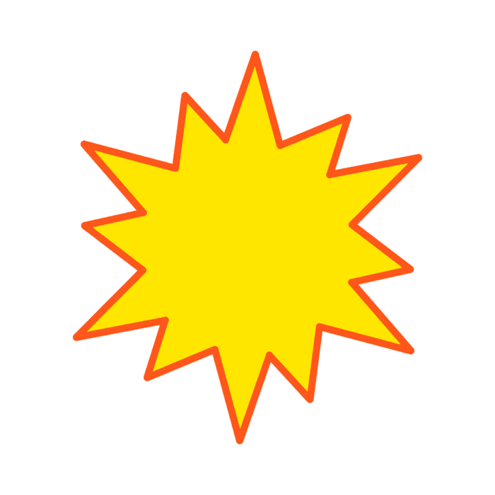 Yellow Starburst PNGs for Free Download
