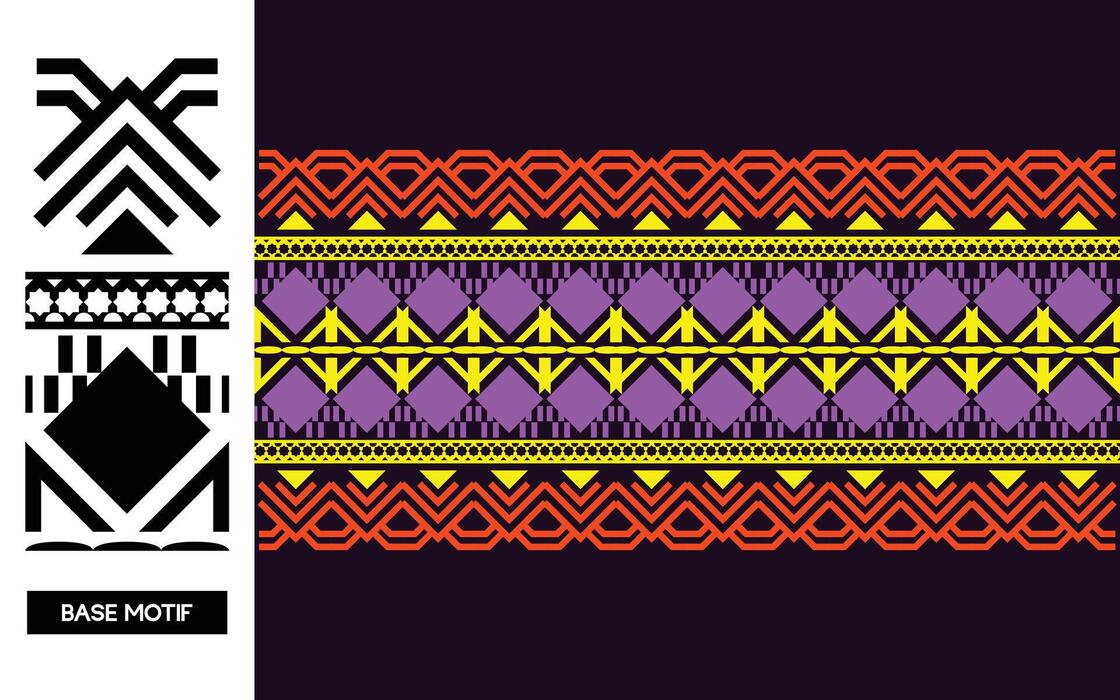 Sarawak Motif Vector Art Icons And Graphics For Free Download
