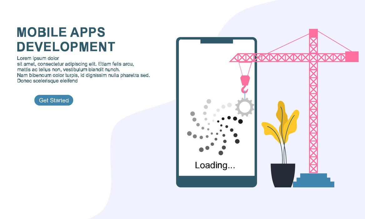 Flutter App Development Vector Art Icons And Graphics For Free Download