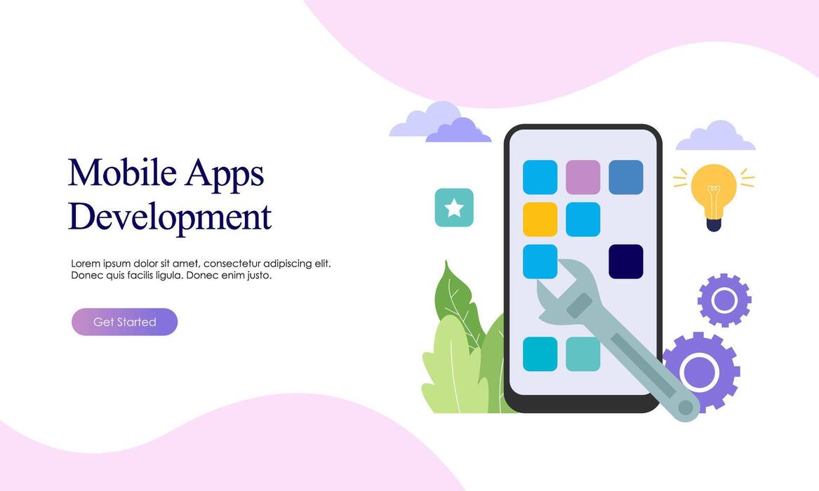 Mobile App Development Vector Art Icons And Graphics For Free Download