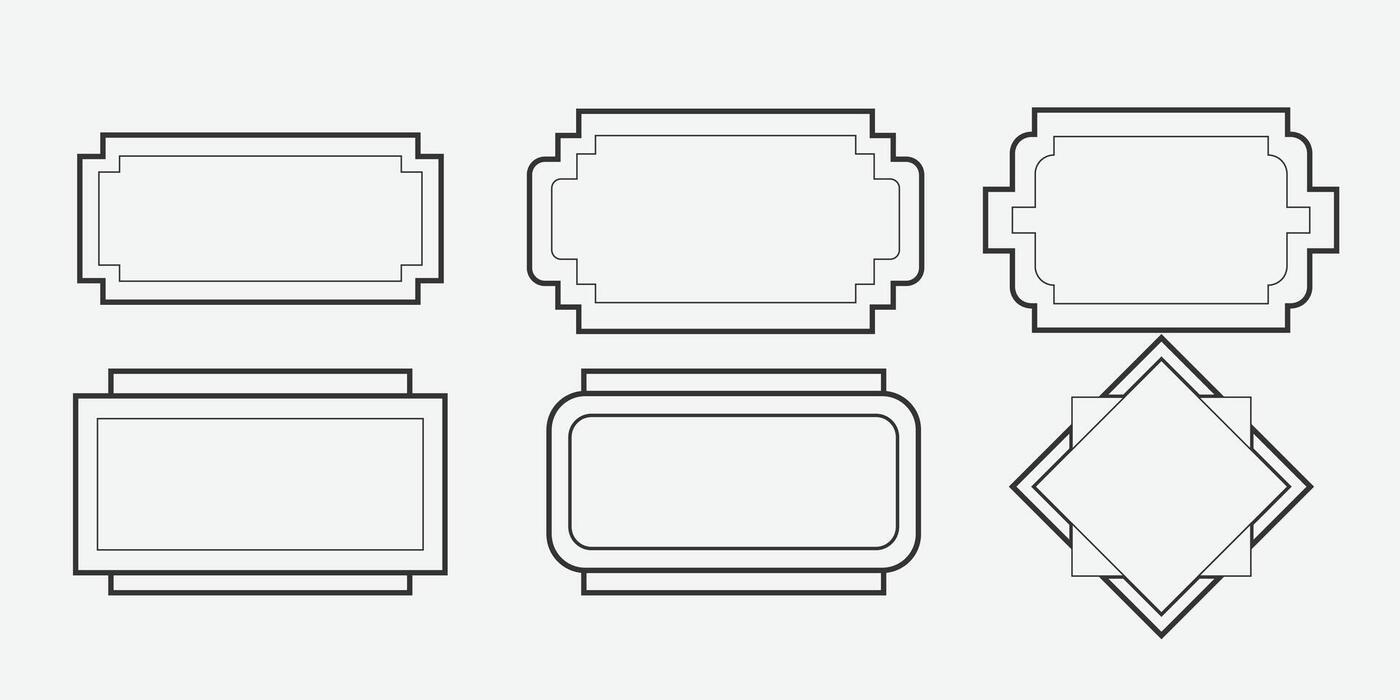 Decorative Rectangle Vector Art, Icons, and Graphics for Free Download