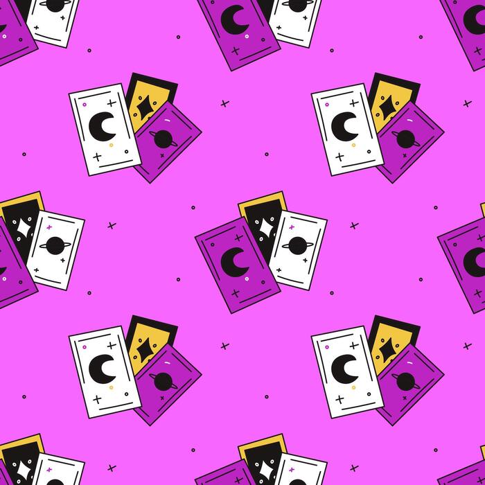 Tarot Card Pattern Vector Art, Icons, and Graphics for Free Download