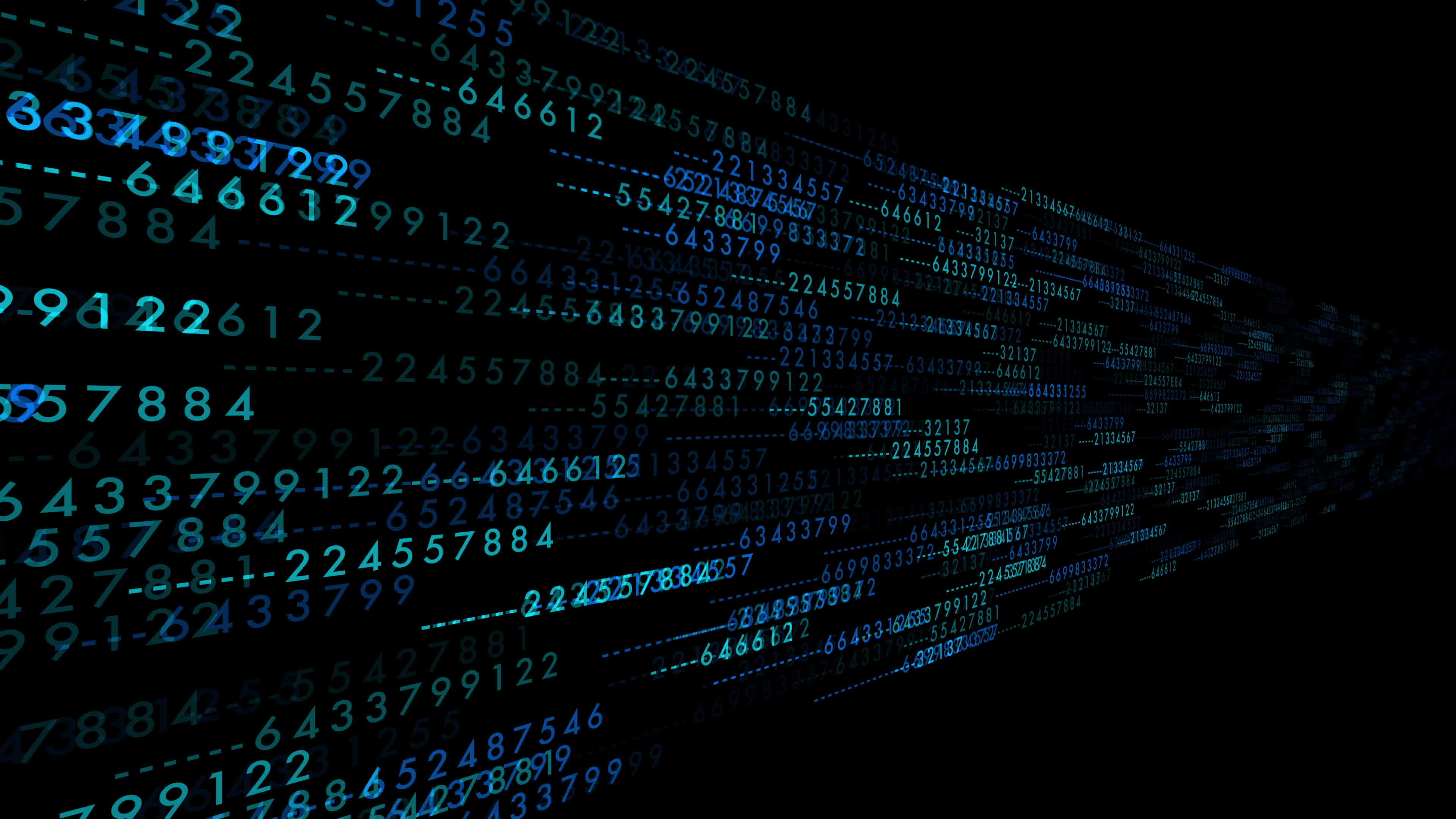 Data Code Numbers Network Information Animation Background 45881978 ...