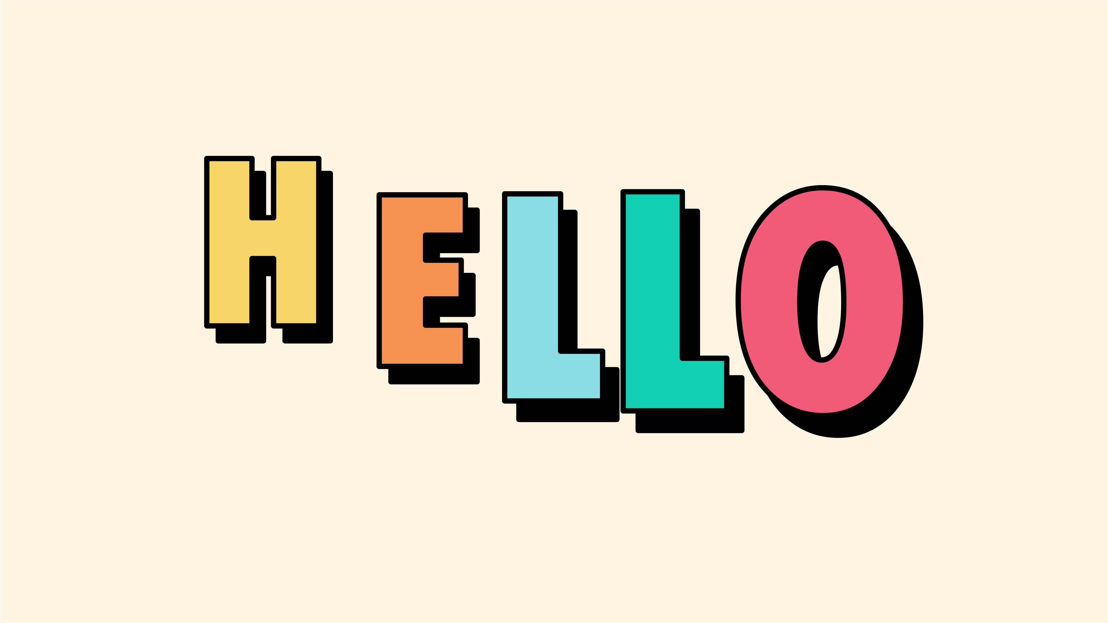 Screen looping of hello animated text footage 45886824 Stock Video at Vecteezy