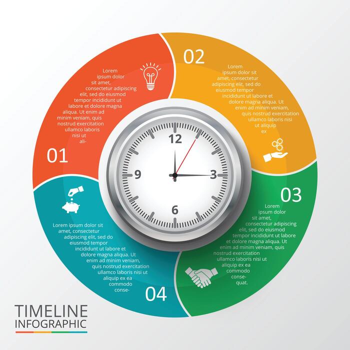 Time Infographic Vector Art, Icons, and Graphics for Free Download