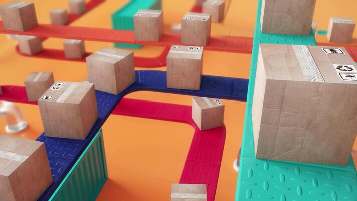 Box Loop Stock Video Footage for Free Download