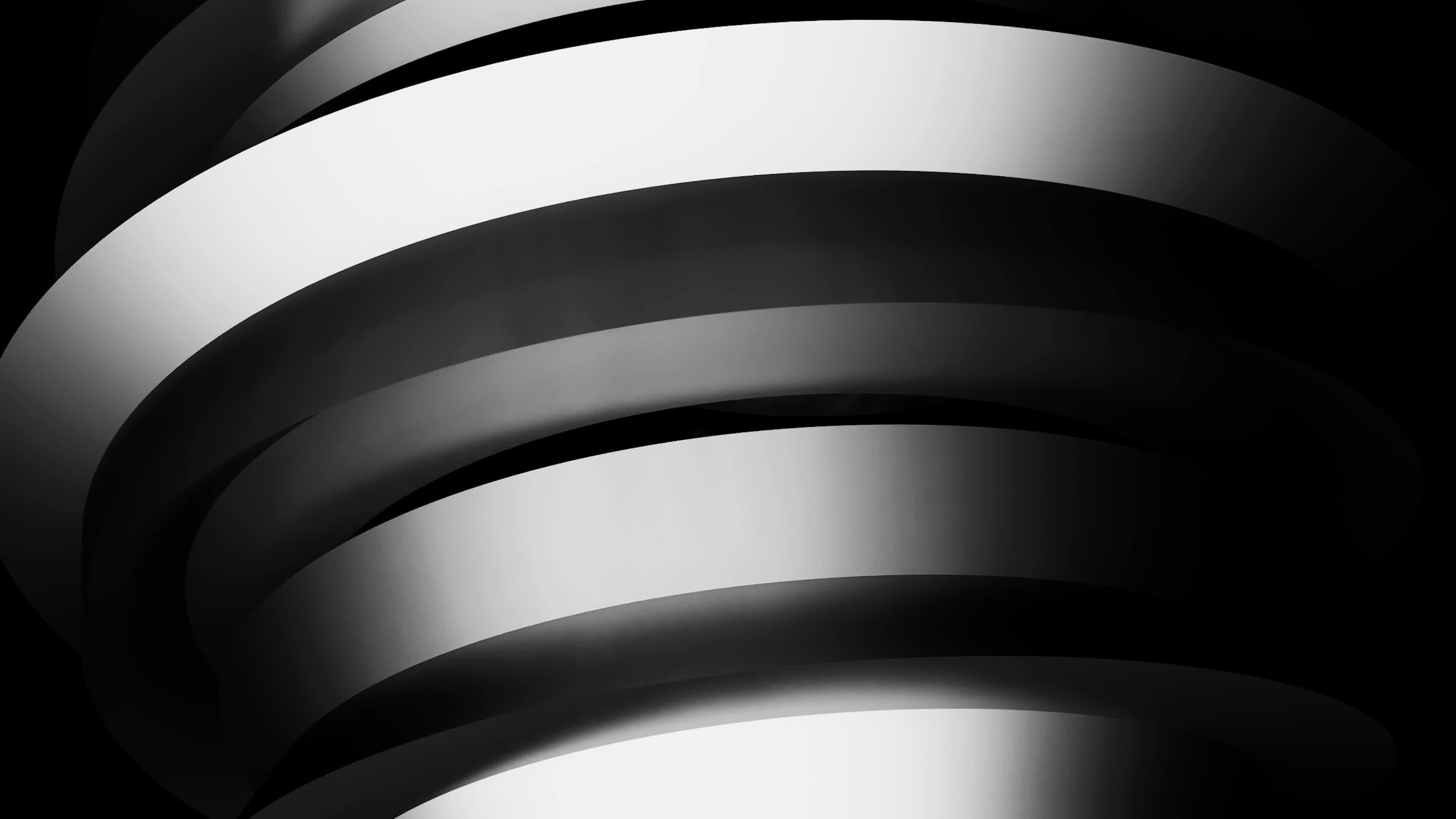 Gray background.Design. A light background on which a large spring in ...