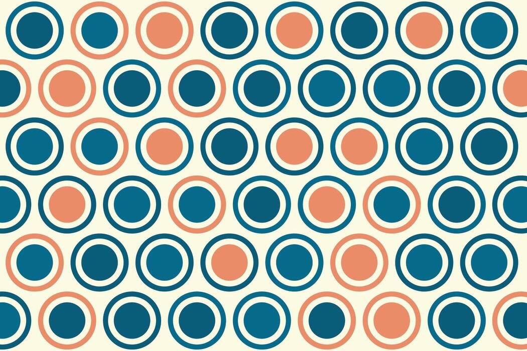 Retro Circle Pattern Vector Art, Icons, and Graphics for Free Download