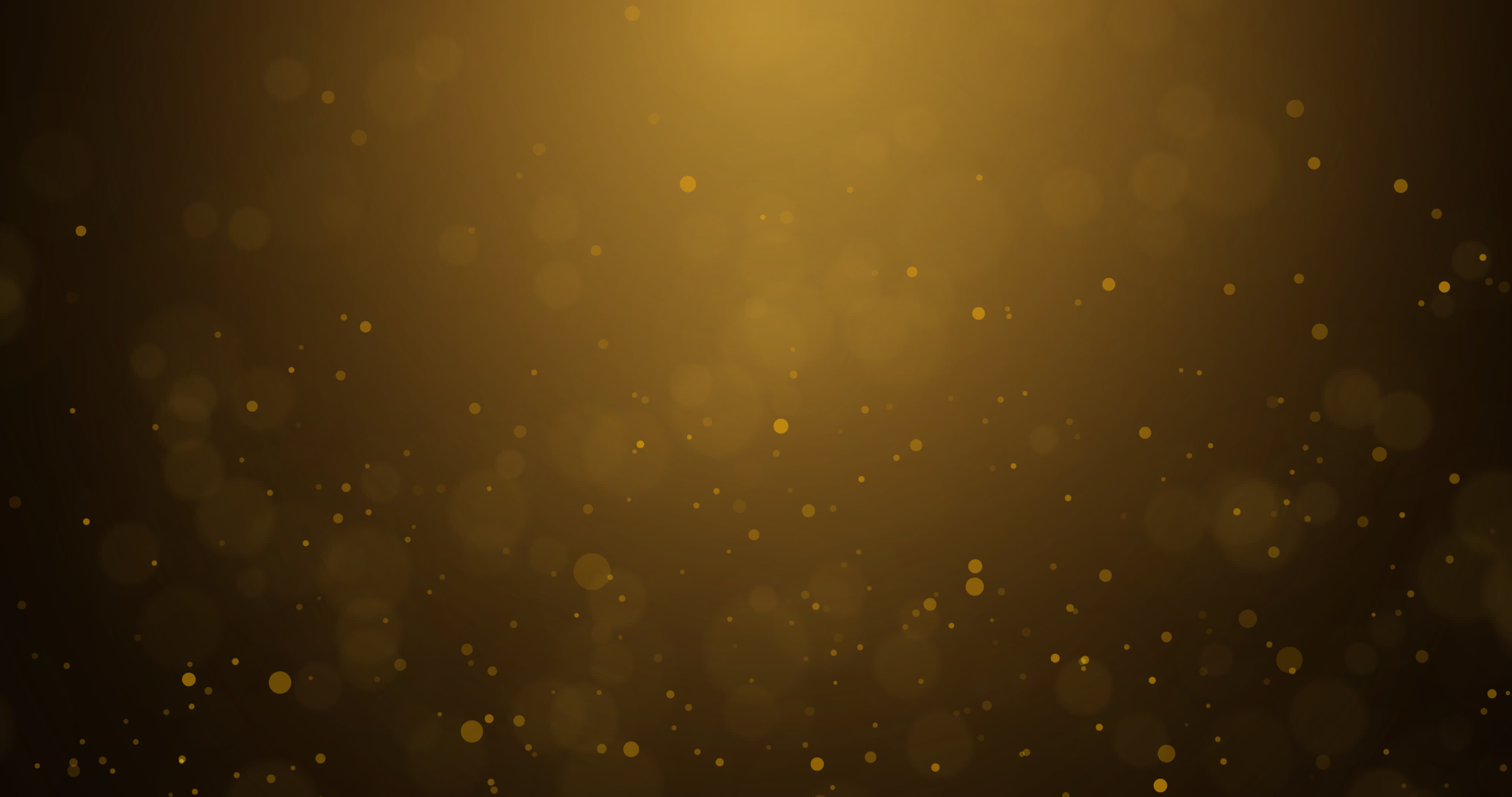 Golden luxury bokeh on particles floating in the air. Dust and glitter particles background ...