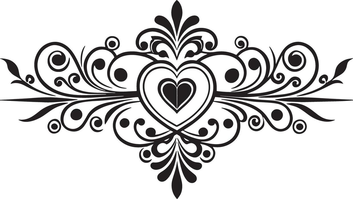 Floral Heart Pattern Vector Art Icons And Graphics For Free Download