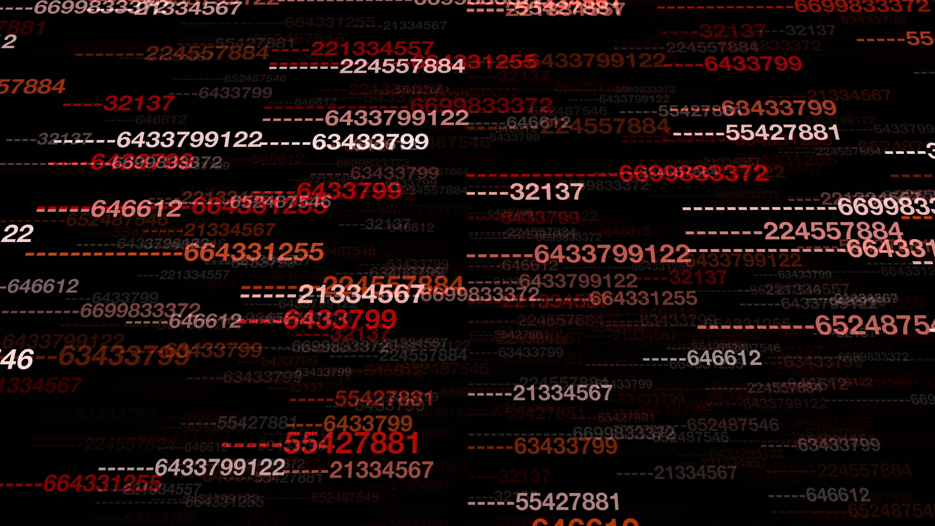 Data Code Numbers Network Information Animation Background 46063763 ...