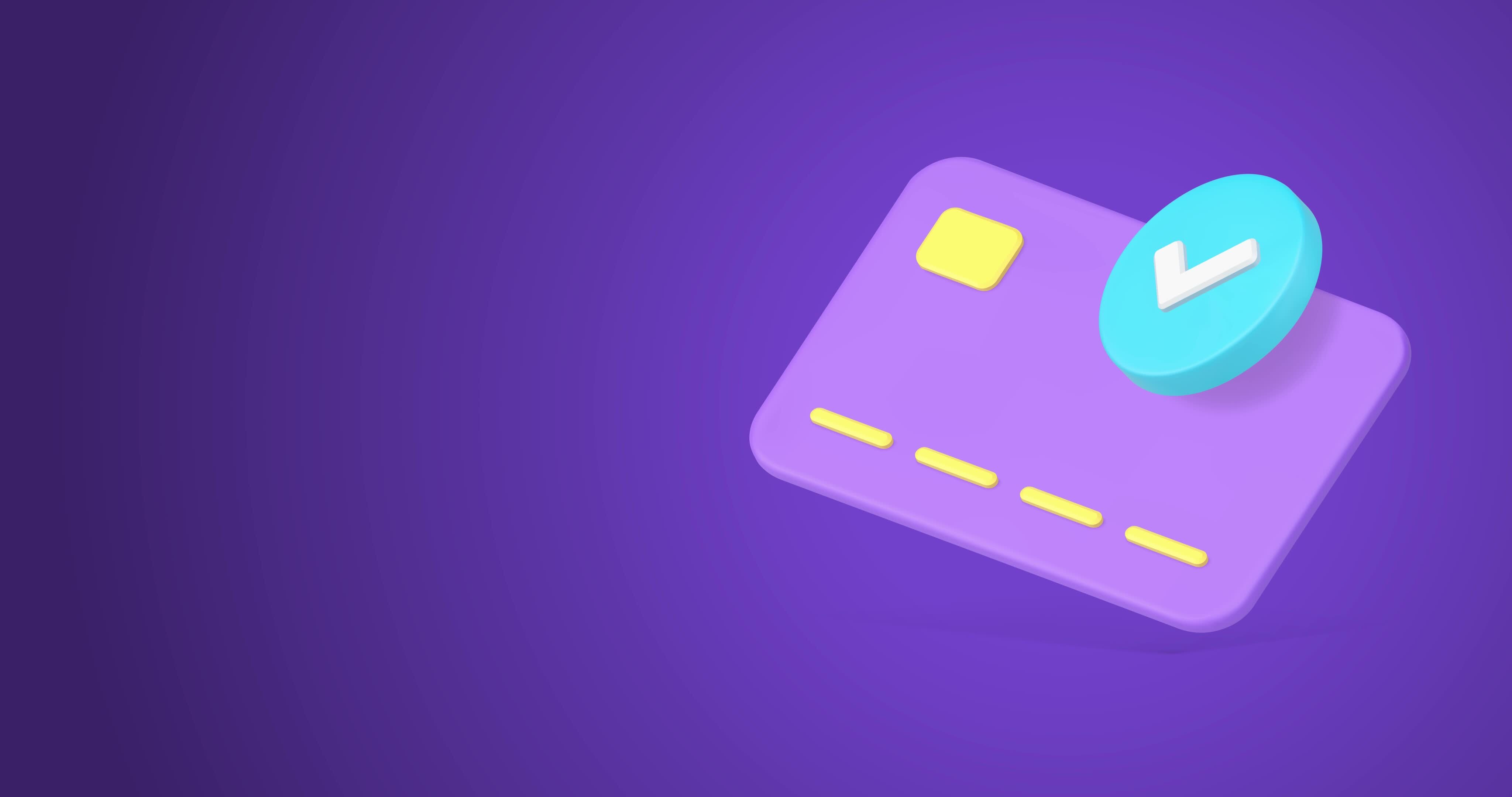 Credit debit card success payment financial transaction complete 3d icon animation 46122312 ...